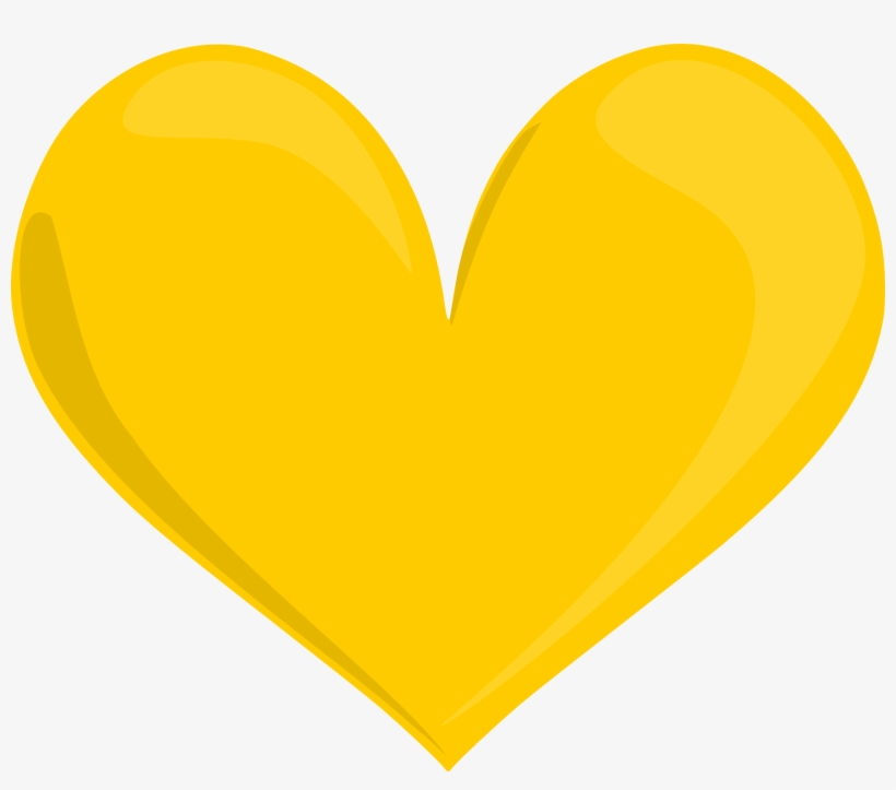 Transparent Heart Yellow - Heart Png Copyright Free Transparent PNG ...