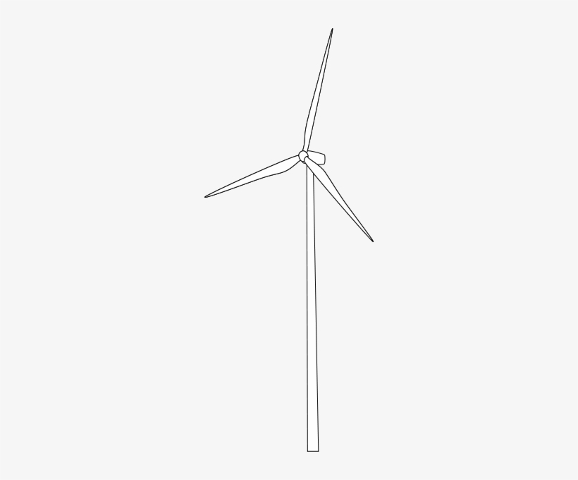 Wind Turbine No Background