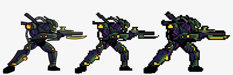 For Example, Check Out This Robot Converted To Pixel - Pixelated Robot ...