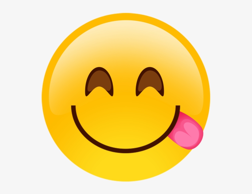 Cheeky Smiley Emoji Clipart