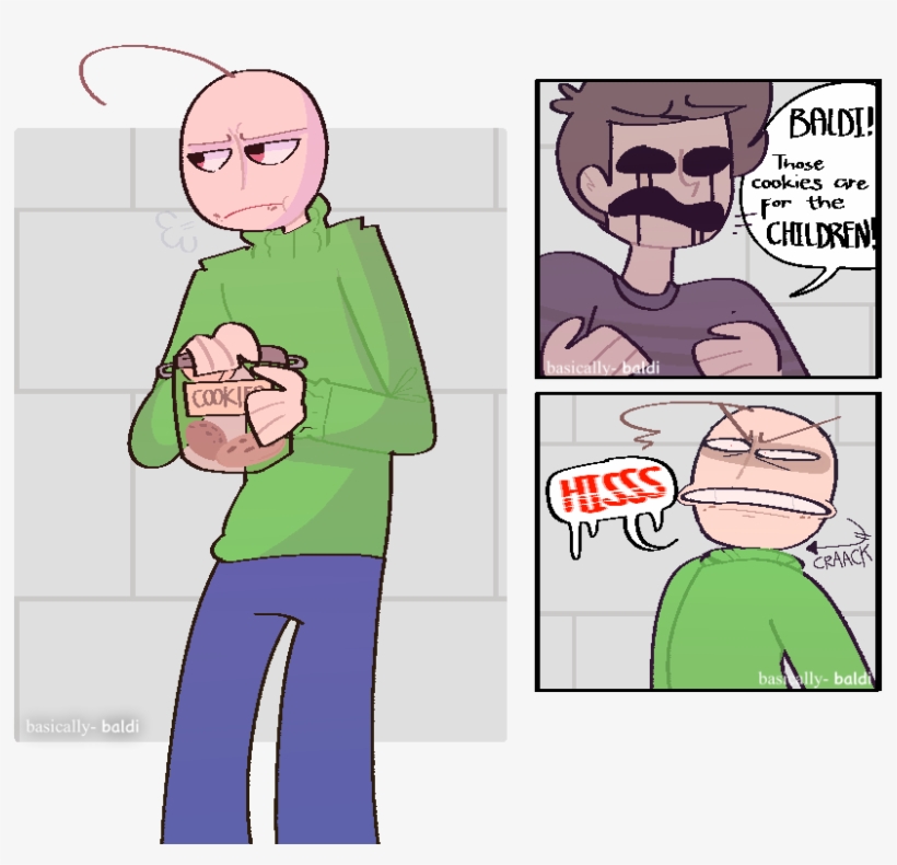 Baldi's Casual Wear Is His Sweater, And Whenever He - Baldi X Principal ...