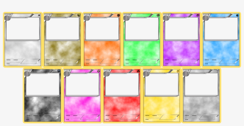 Svg Transparent Stock Pokemon Card Templates Stage Pokemon Card Blank 