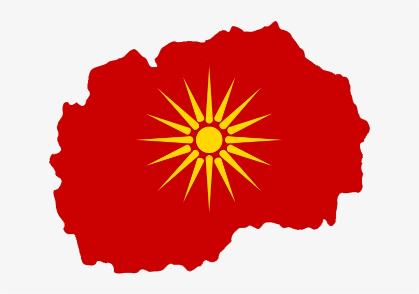 Flag-map Of Macedonia - Macedonia Map Flag Png Transparent PNG ...