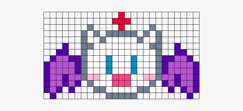Moogle Perler Bead Pattern / Bead Sprite - Perler Bead Patterns Moogle ...