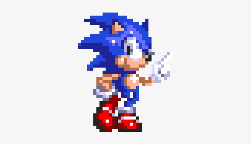 Download Sonic - 8 Bit Sonic Gif - HD Transparent PNG - NicePNG.com