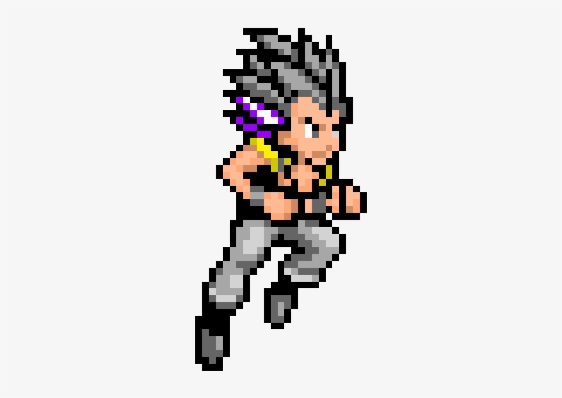 Gotenks - Pixel Art Transparent PNG - 260x510 - Free Download on NicePNG