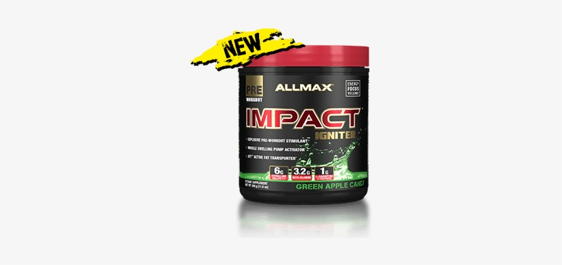 Allmax Impact Pre Workout Transparent PNG - 400x400 - Free Download on ...
