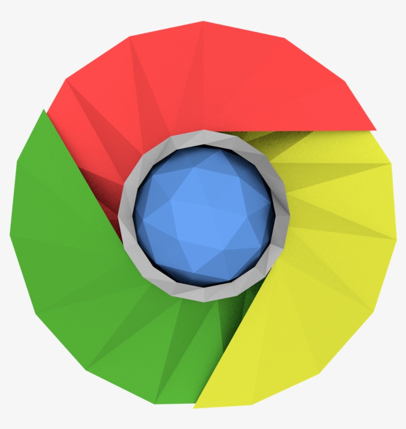 Low Poly Icon By - Google Chrome Gif Png Transparent PNG - 894x894 ...