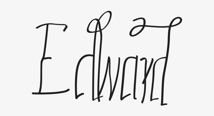 Edward - Signatures Of English Monarchs Transparent PNG - 593x367 ...