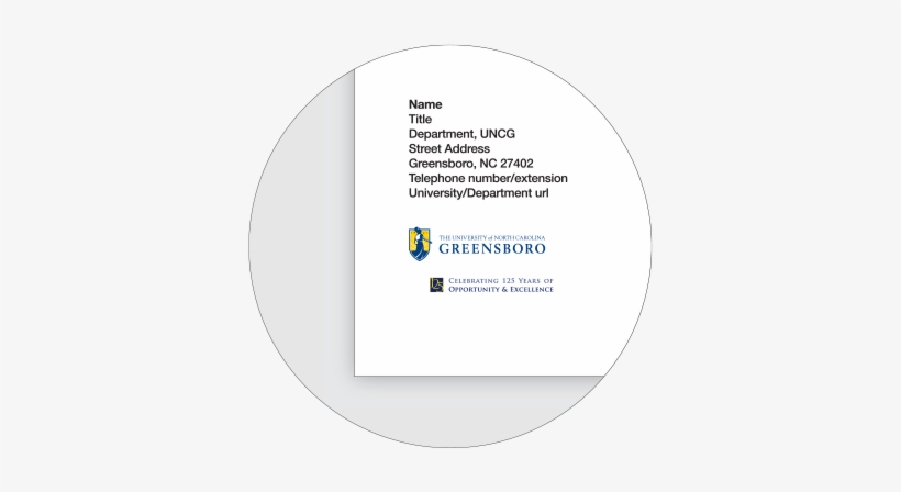 Download Email Signature Image Example - Circle - HD Transparent PNG ...