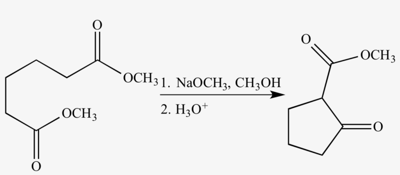 In This Example Of The Dieckmann Condensation Reaction, - Dieckmann ...