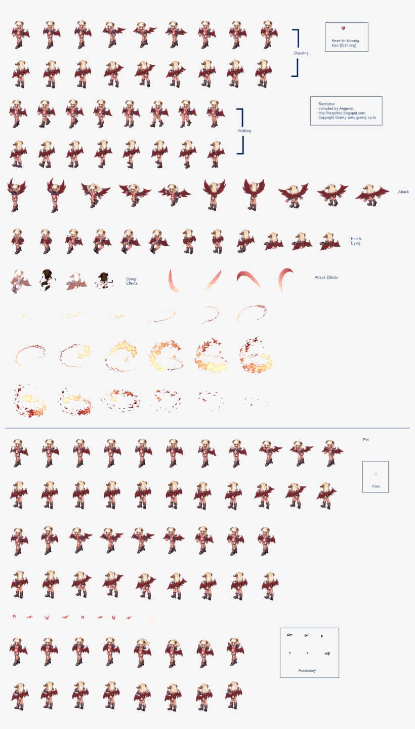 Succubus Castlevania Sprite