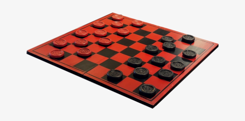 Oldtimers Checkers Set W/board Large - Chess Transparent PNG - 651x431 ...