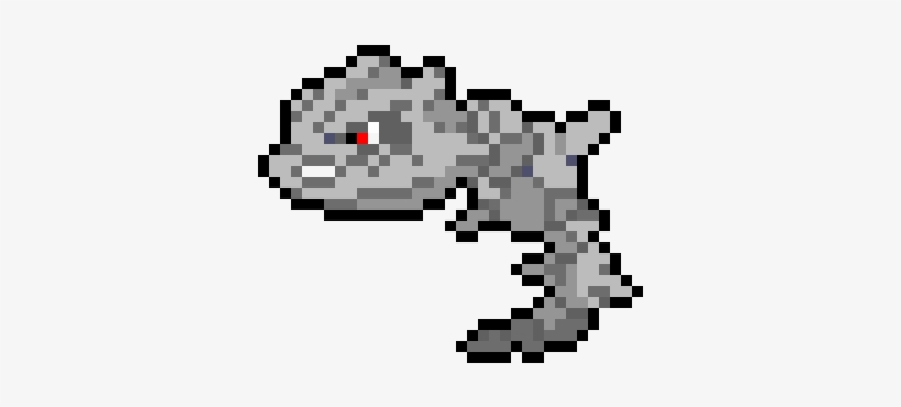 Steelix - Steelix Pixel Art Transparent PNG - 480x380 - Free Download ...