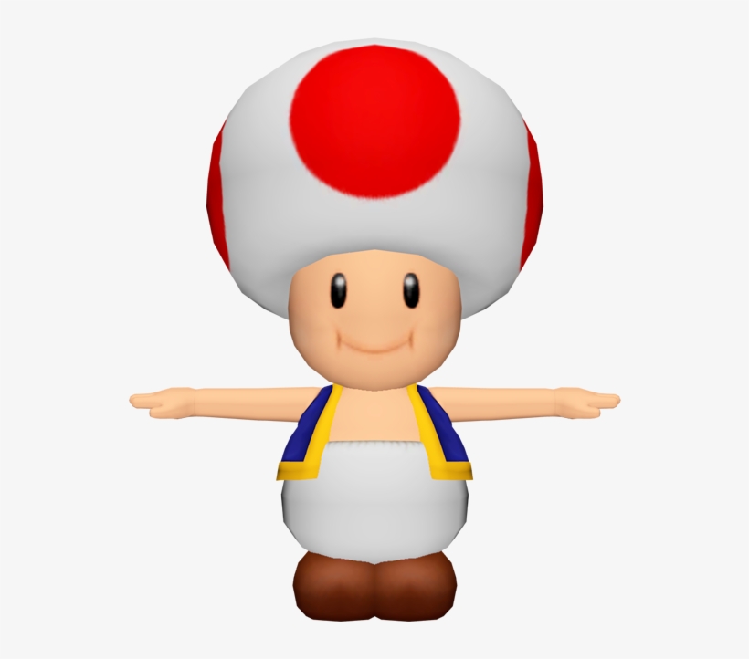 Download Zip Archive - Toad Mario Kart Model Transparent PNG - 750x650 ...