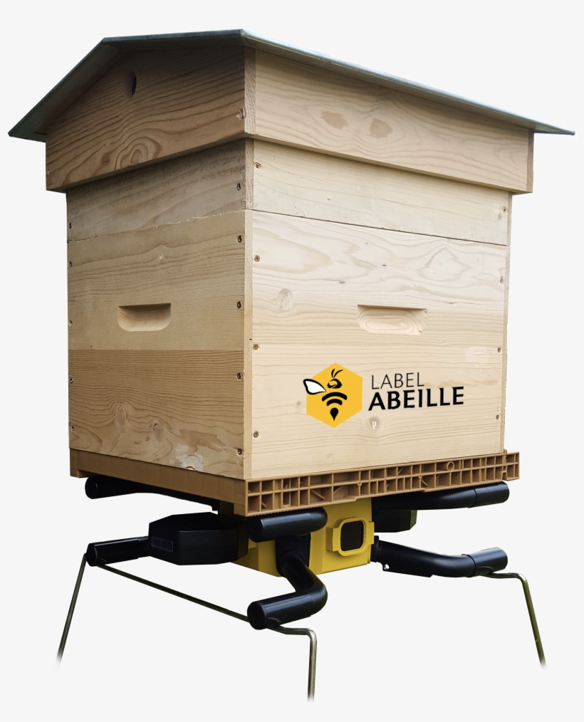 Know Everything About The Bee Label Connected Beehive - Label Abeille Transparent PNG ...