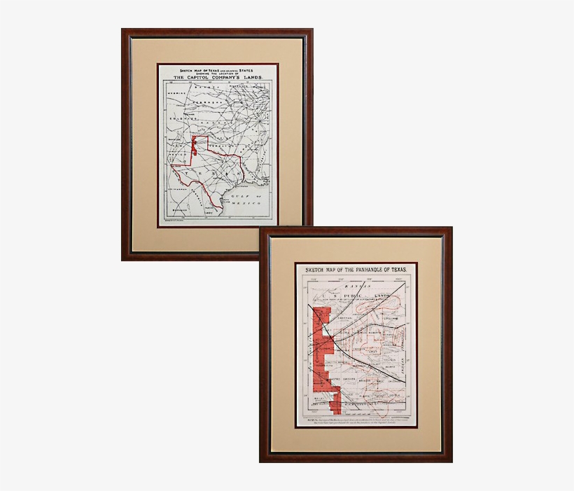 Antique Replica Maps Of The X - Xit Ranch Transparent PNG - 474x621 ...