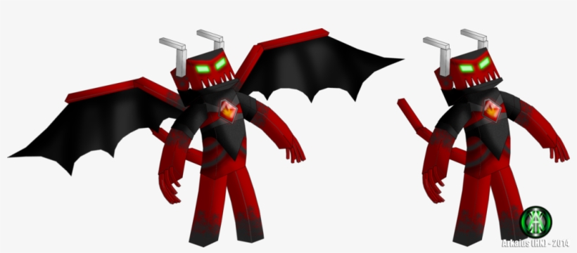 Minecraft My Ideas Demon By - Minecraft Demon Skin Transparent PNG ...