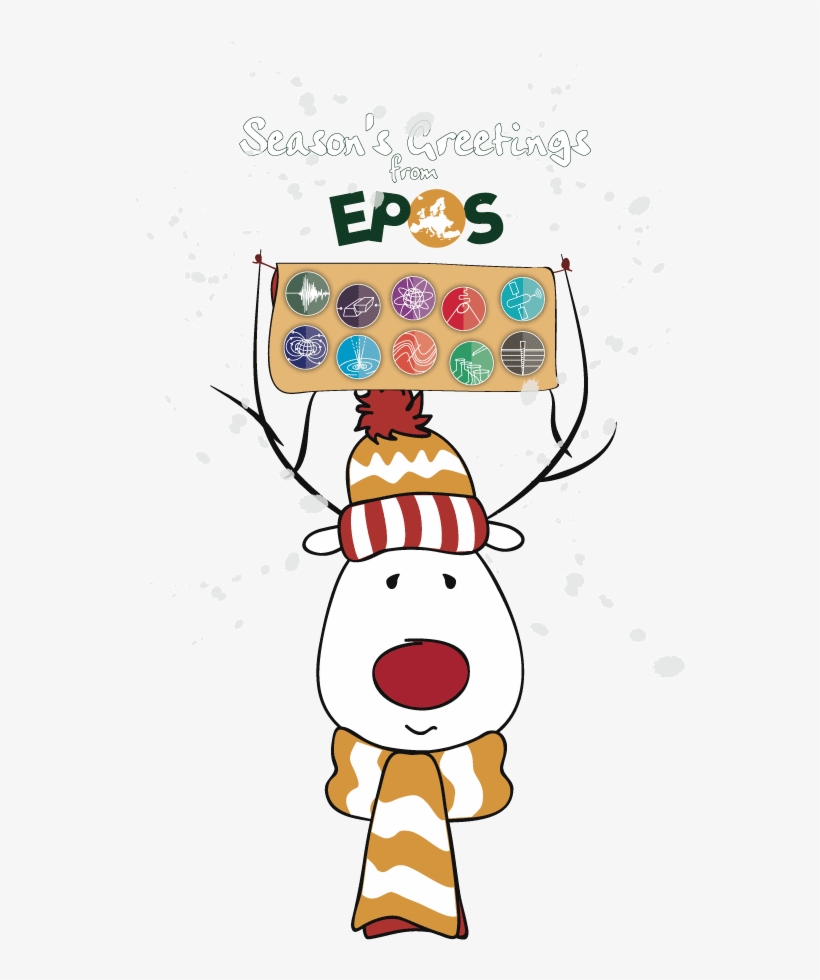 Epos Season's Greetings - Cartoon Transparent PNG - 566x918 - Free ...