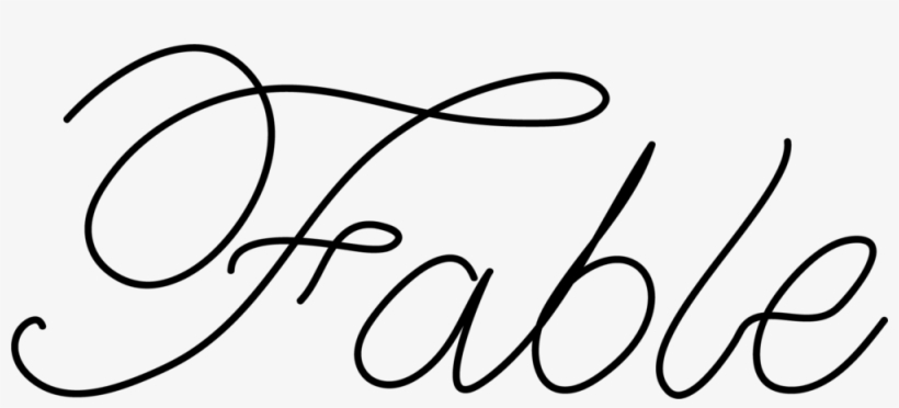Fable-logo - La Fable Transparent PNG - 1000x406 - Free Download on NicePNG