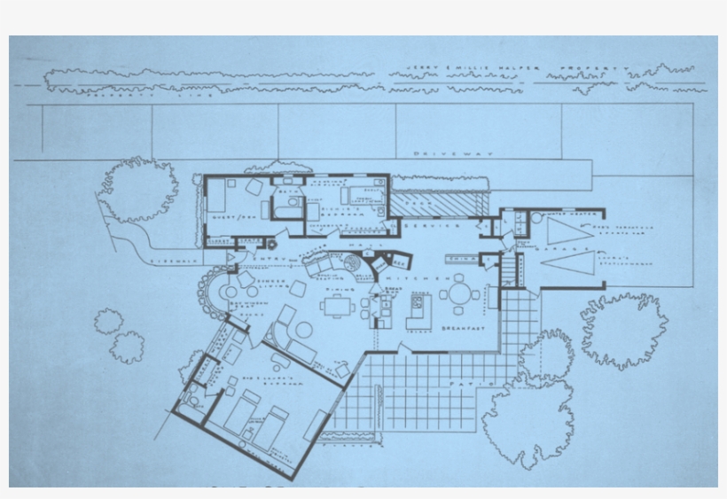 Download Graphic Royalty Free Dreamhouse Drawing Blueprint - Dick Van ...