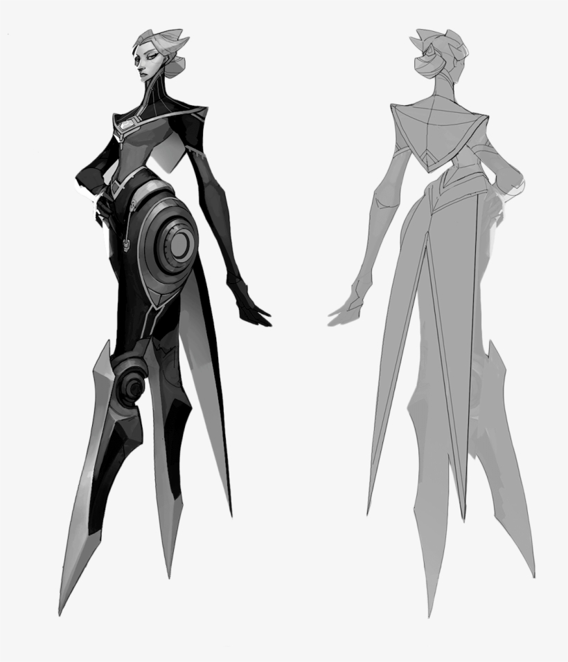 Camille Sketch - League Of Legends Human Camille Transparent PNG ...