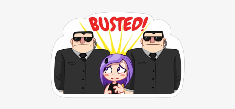 Busted Transparent Png Sticker - Cartoon Transparent PNG - 490x317 ...