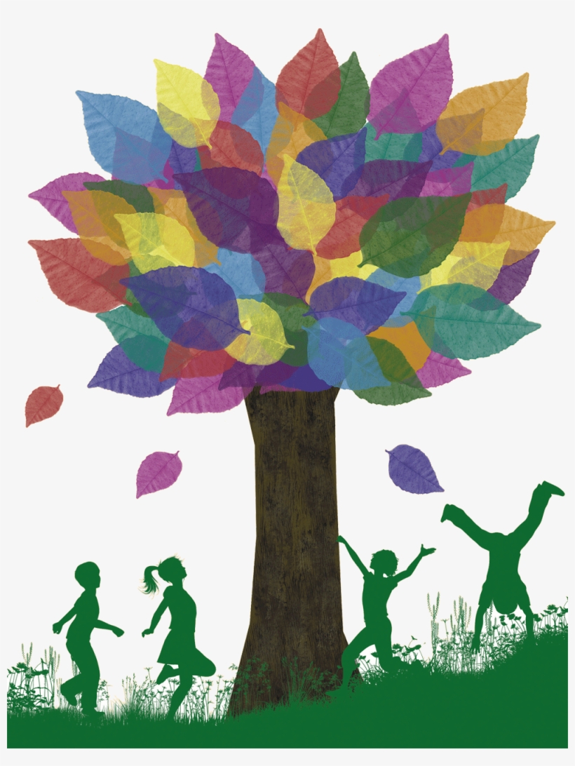 Autism-tree - Children Playing On Grass Transparent PNG - 1000x1284 ...