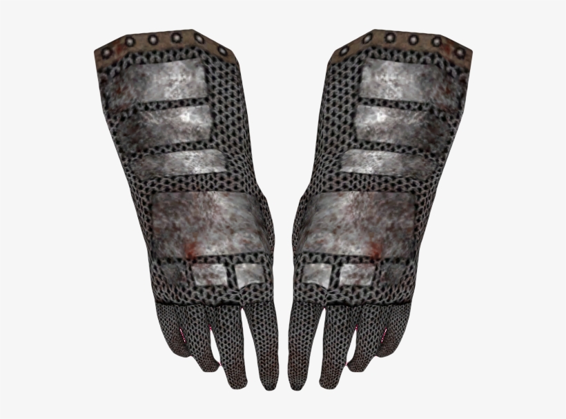 Chainmail Gauntlets - Chainmail Gauntlet Transparent PNG - 574x569 ...