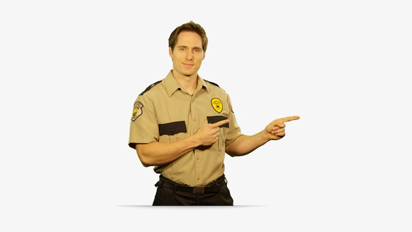 Guard-pointing - Security Guard Pointing Transparent PNG - 384x392 ...