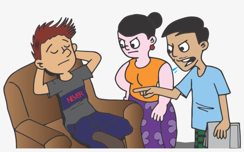 Cropped Lazy 1458443 - Angry Parents Animation Transparent PNG ...