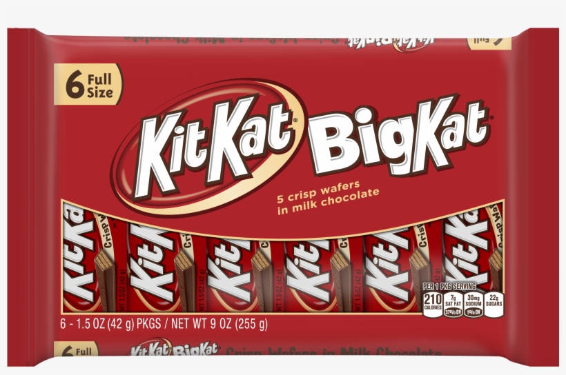 Kit Kat, Big Kat Crisp Wafer Milk Chocolate Candy Bars, - Kit Kat Big ...