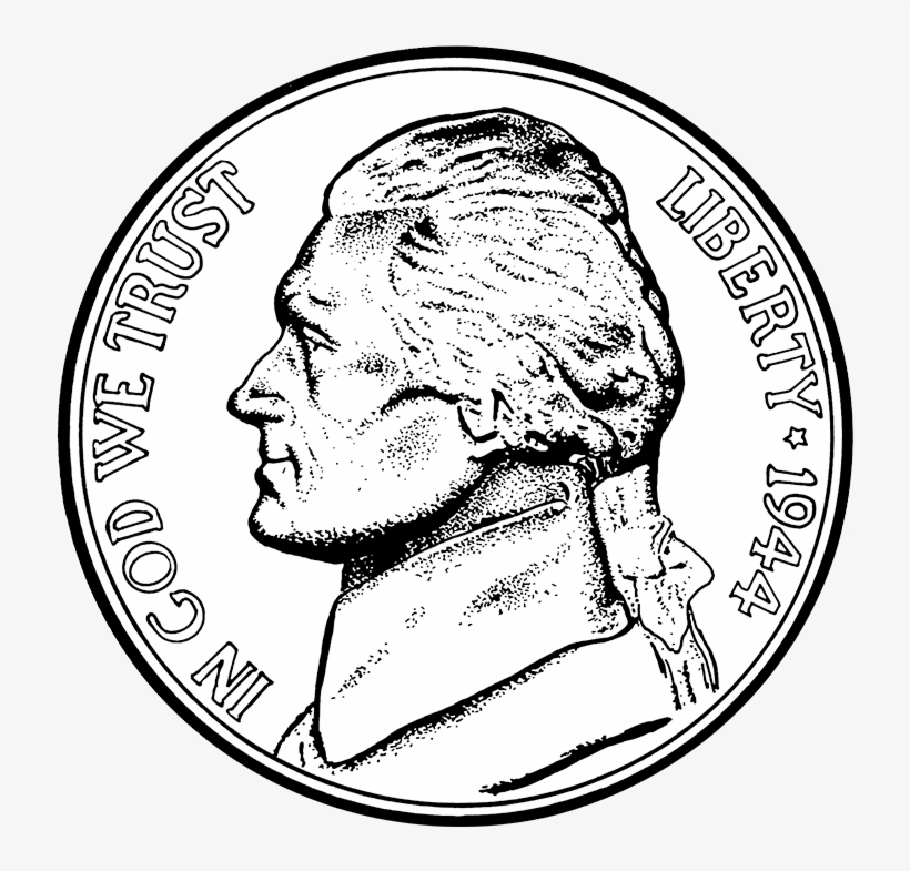 Download Coin Drawing Nickel - Nickel Cartoon Transparent - HD ...
