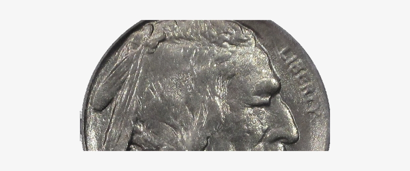 1913 Face Of Nickel - Buffalo Nickel Transparent PNG - 500x262 - Free ...