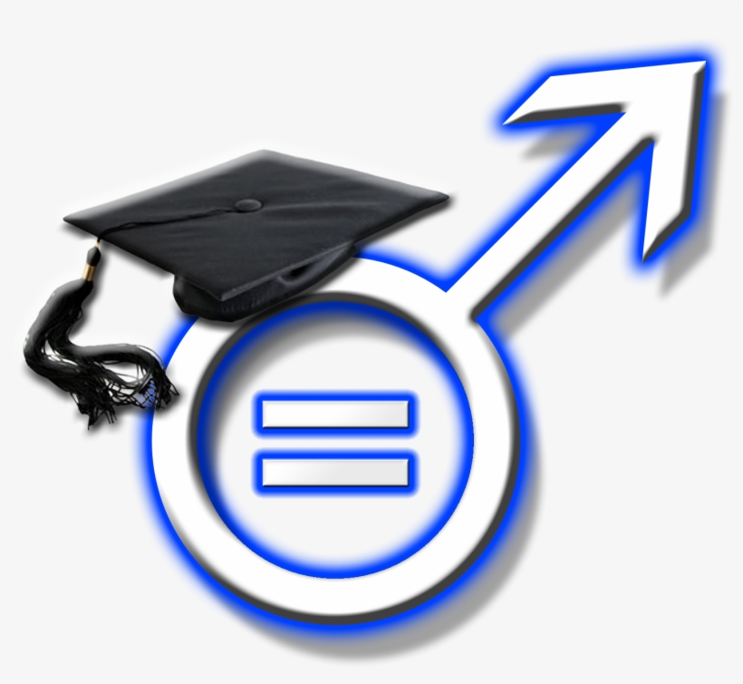 Male Graduation Symbol With Hat And Equal New Bigger - Research ...