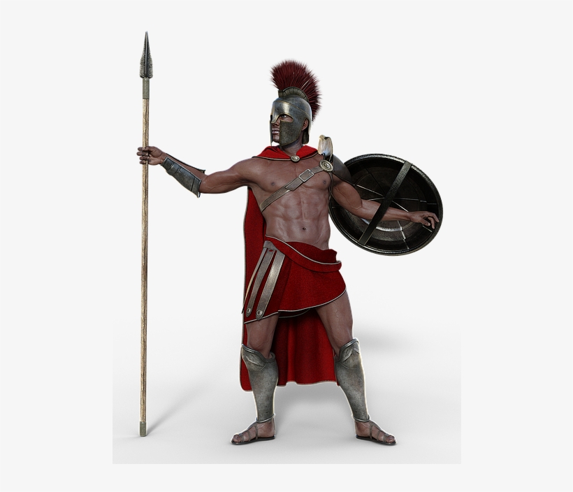 Soldier, Sparta, Antique, Man, Fighter, Warrior, Spear - Black Fighter ...