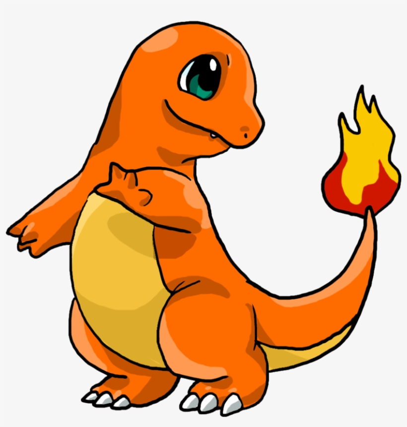 Charmander Looking At Tail Transparent PNG - 894x894 - Free Download on ...