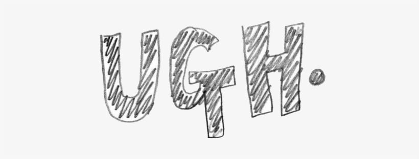 Ugh Transparent Tumblr Preppy Water Bottle Stickers Notability