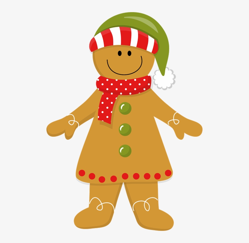 Christmas Girl Clip Art - Christmas Gingerbread Girl Clipart ...