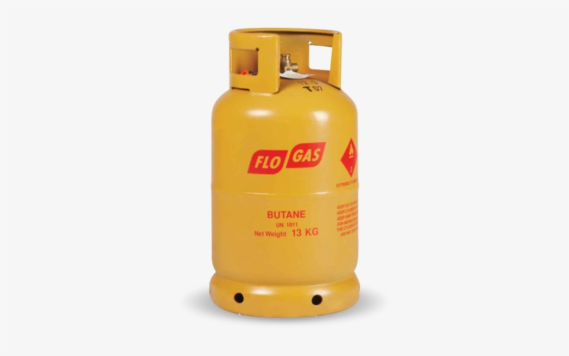 13kg Butane Gas Cylinder - Flogas Butane Gas - 13kg Transparent PNG ...