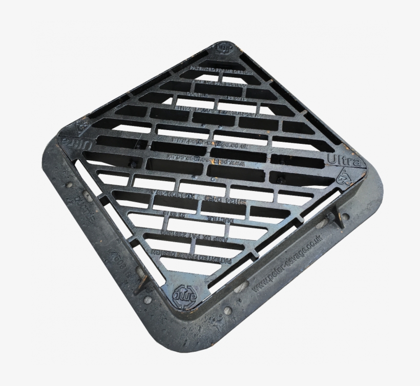 D 400 Ductile Iron Gully Gratings 600 X 600mm Over - Triangle ...