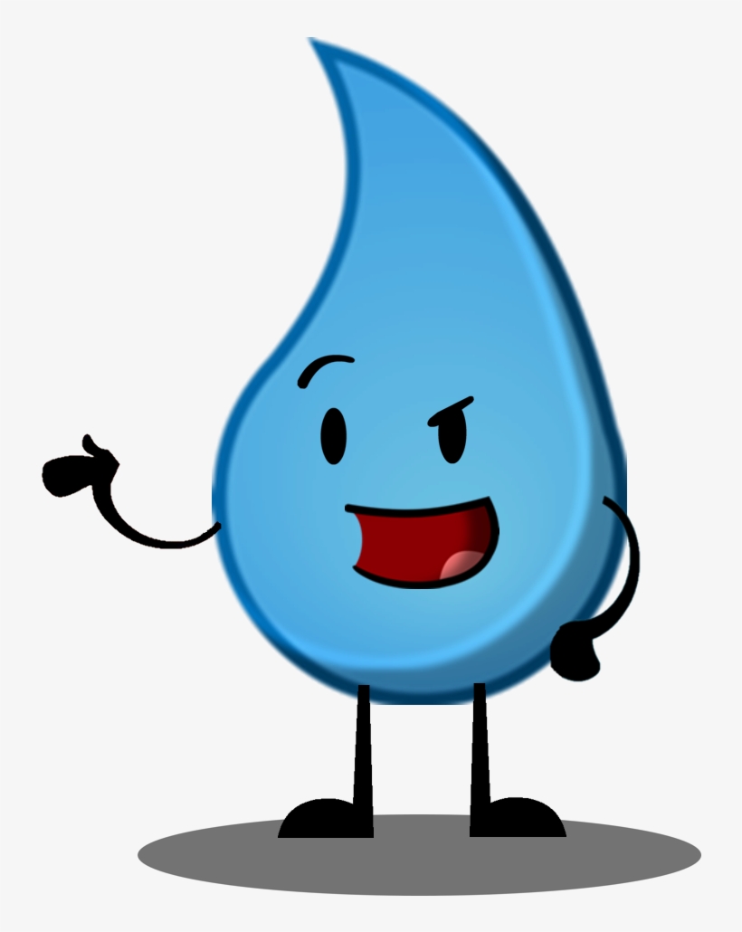 Teardrop With Shadow - Bfdi Tear Drop Transparent PNG - 739x949 - Free ...