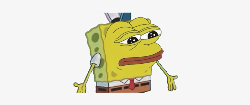 Download Mad Pepe Png Vector Royalty Free Library - Spongebob Pepe The ...