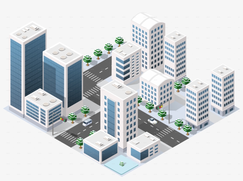 City Bundle Module Creator By Mmaknojia - Isometric City Transparent ...