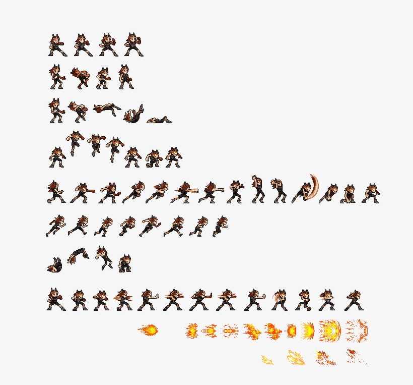 Download Sprite Sheet Set - Ue4 Sprite Sheet - HD Transparent PNG ...