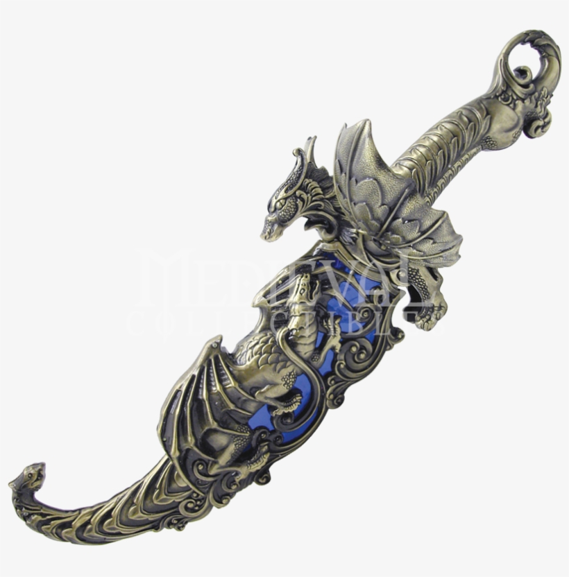 Brass Royal Dragon Dagger - Far Cry 3 Cermonial Knife Transparent PNG ...