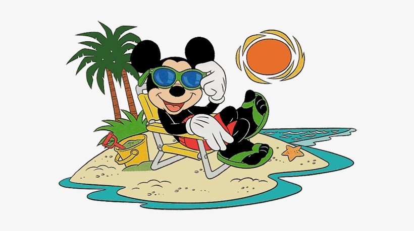 Beach Clipart Mickey Mouse - Disney Transparent PNG - 600x391 - Free ...