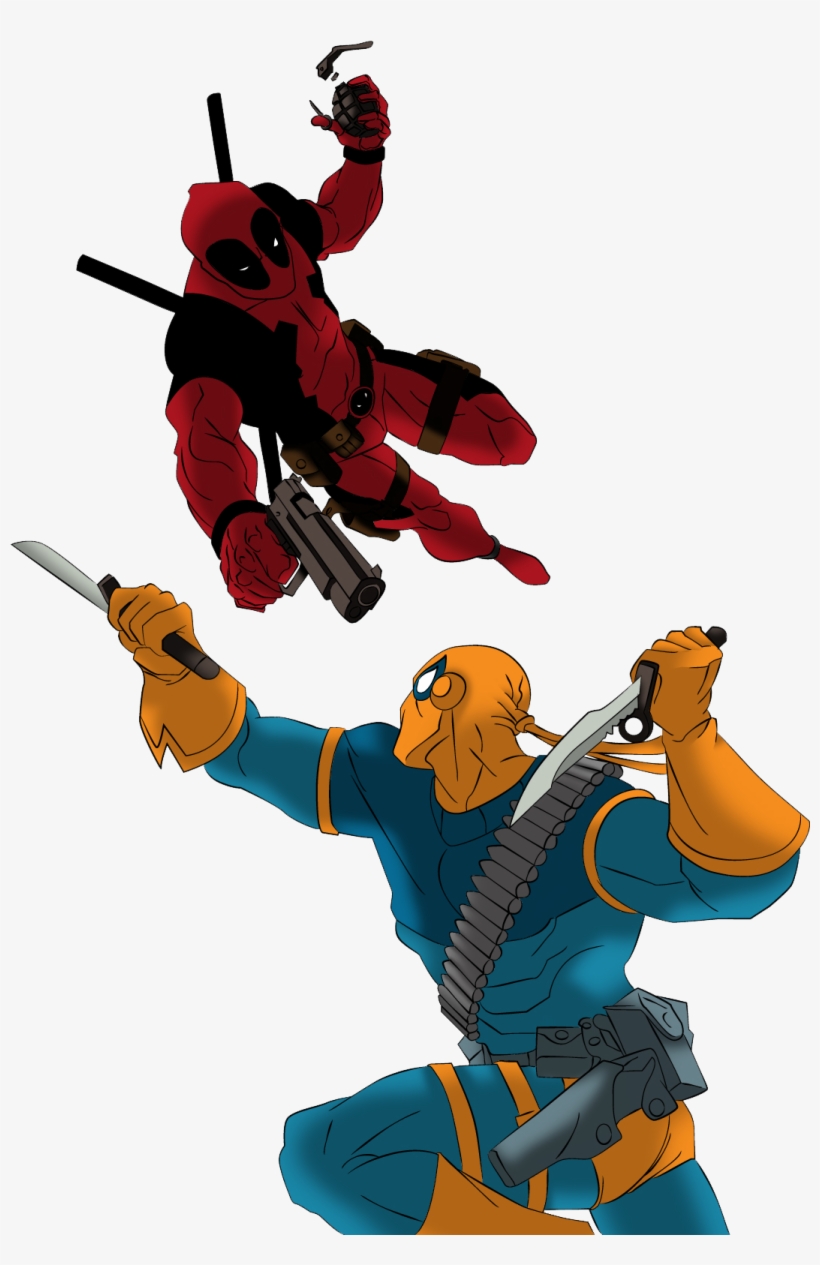 Deadpool Deathstroke Marvel - Deadpool Vs Deathstroke Png Transparent ...