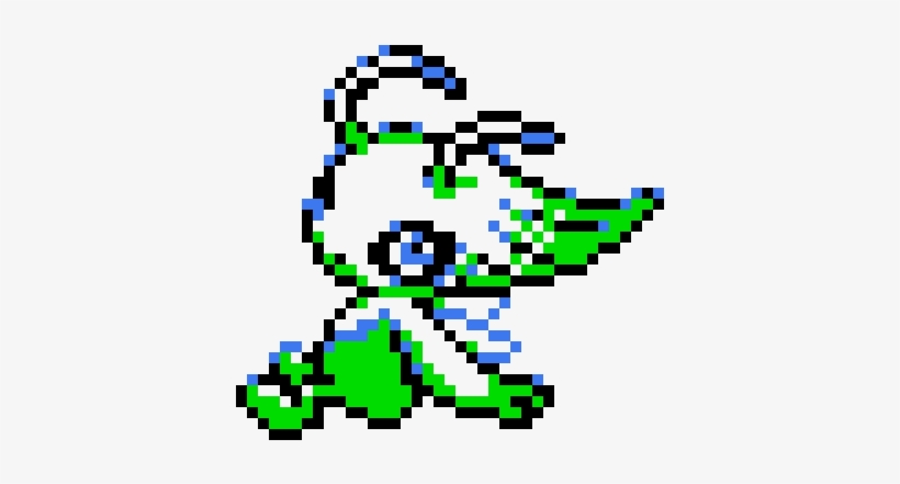 Celebi - Shiny Celebi Crystal Sprite Transparent PNG - 470x440 - Free ...