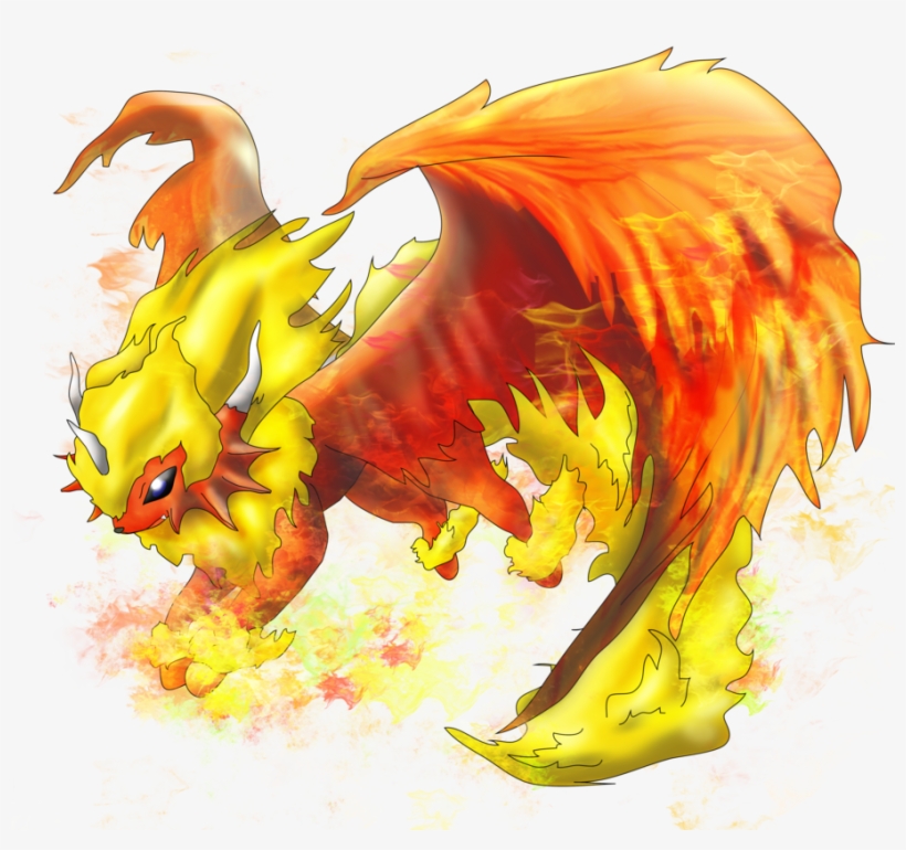 Mega Flareon Dragon Mode Transparent PNG - 908x880 - Free Download on ...